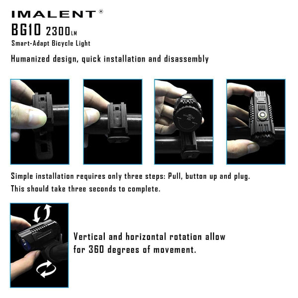 BG10 Bike Light - IMALENT®