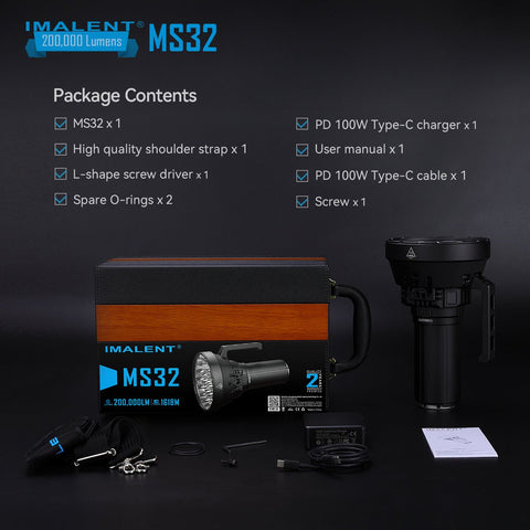 IMALENT MS32 Brightest Flashlight - IMALENT®